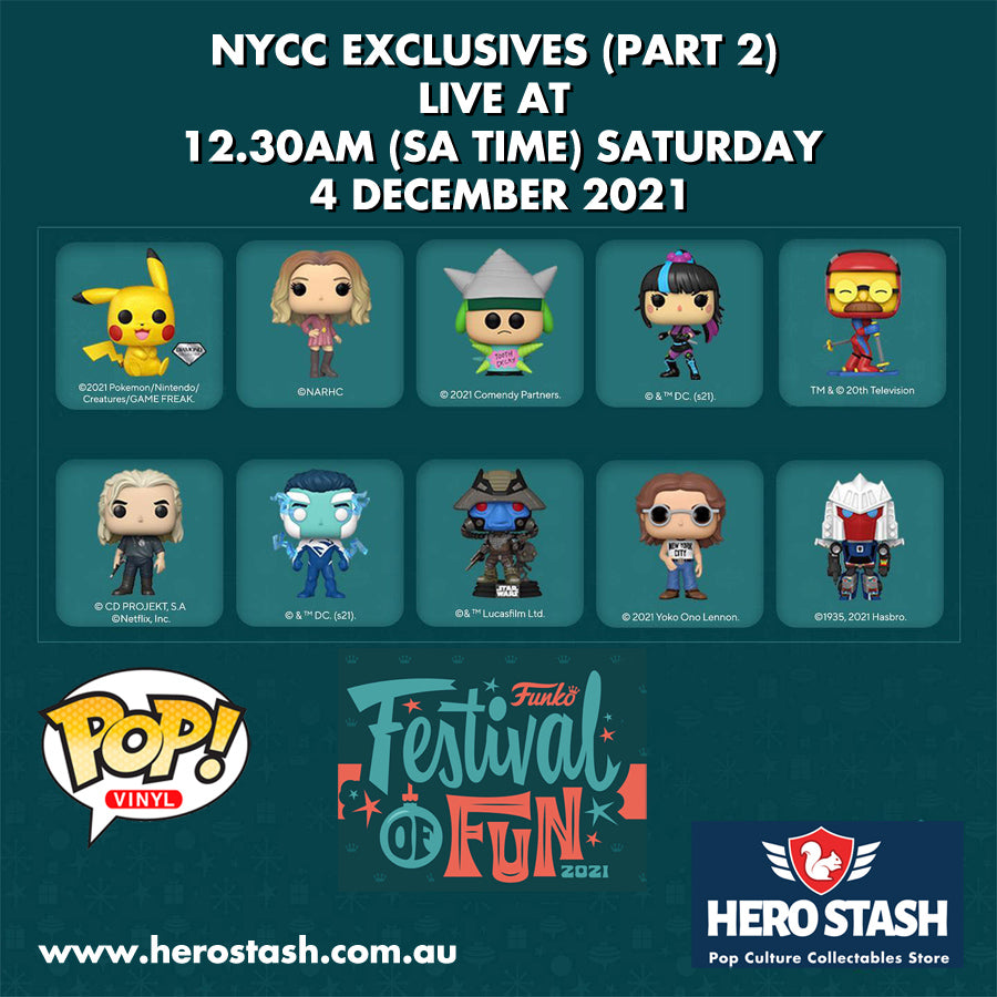 Funko Festival of Fun - NYCC 2021 Exclusives Part 2 – Hero Stash