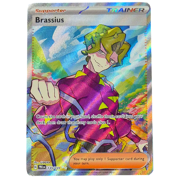 POKÉMON TCG - Brassius Full Art Secret Rare - 135/131 – Hero Stash