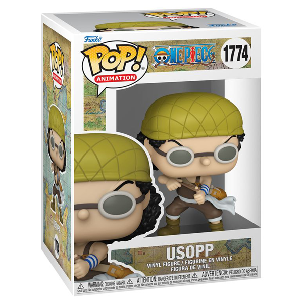 One Piece - Usopp with Rubber Band Pop! Vinyl Figure – Hero Stash
