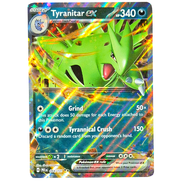 Pokemon Tyranitar Card Tyranitar EX Lightning/Darkness – Infinity