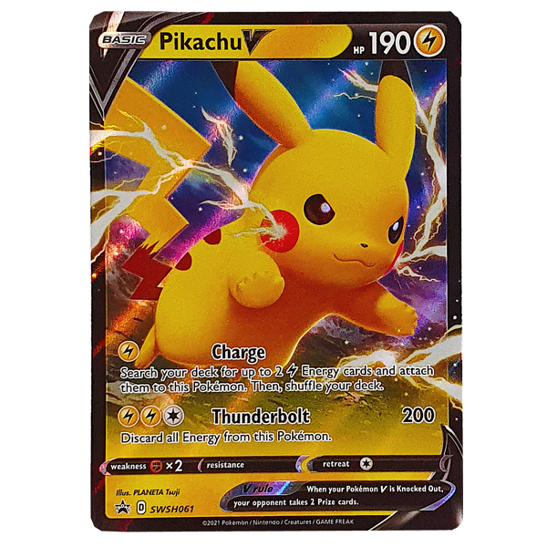 Shiny Pikachu Card