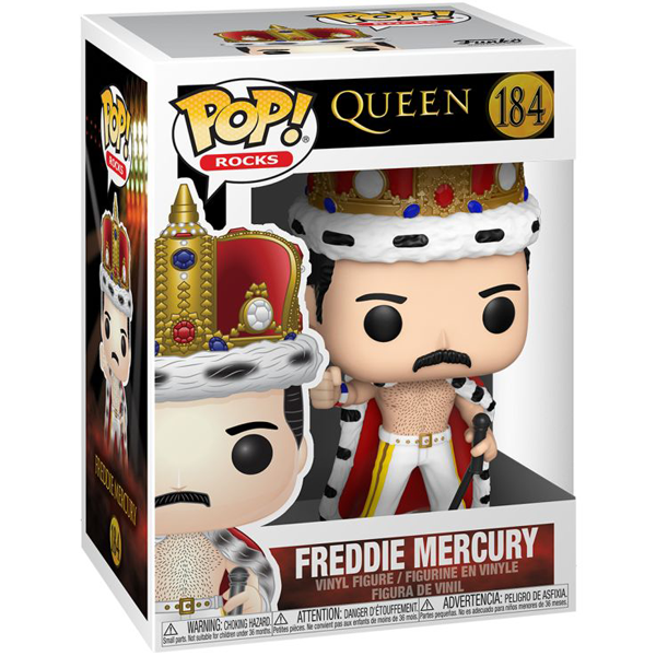 Queen - Freddie Mercury (King) Pop! Vinyl Figure – Hero Stash